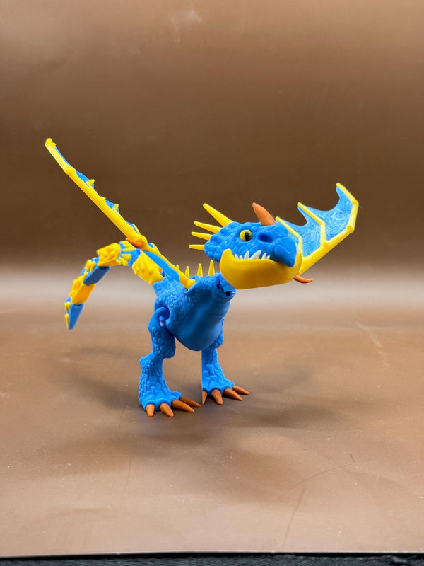 3D Printed Stormfly – Articulated Deadly Nadder Toy | How to Train You – 3dreams4u